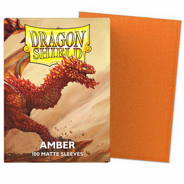 Dragon Shield Matte Amber | Avalon Gaming